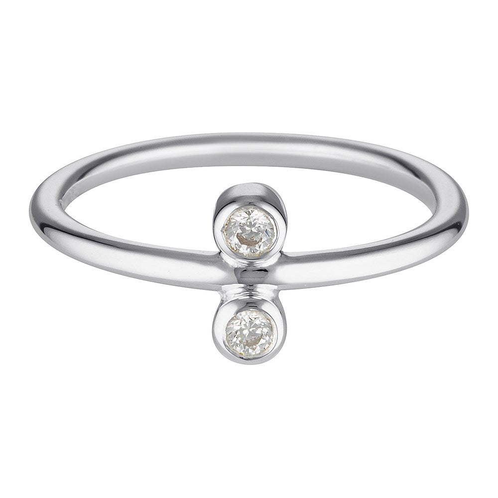 Silver Binary Ring – Bowerbird Jewels